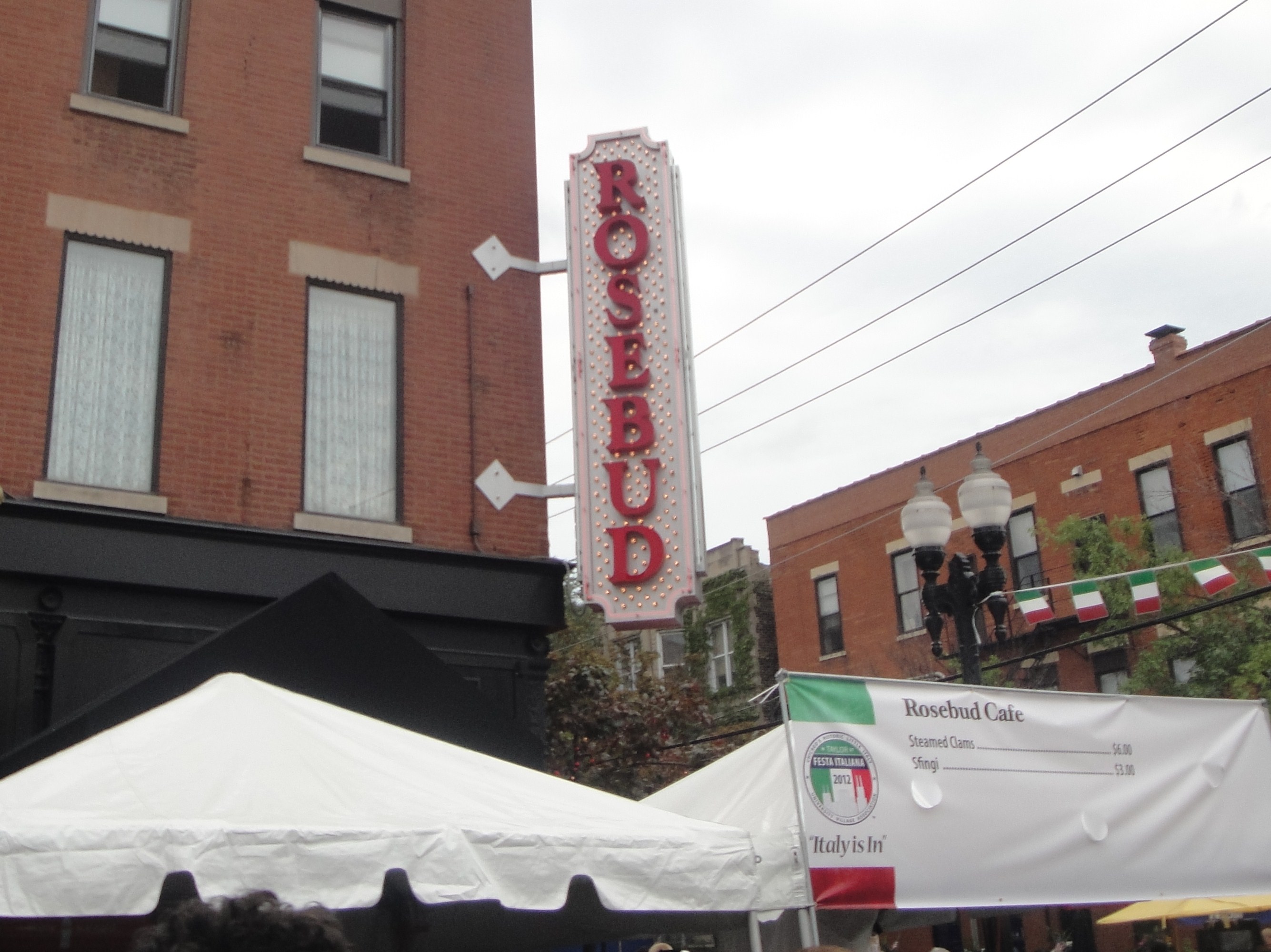 The Little Italy series: Rosebud cafe – The Chicago El Stop Food Hunt ...